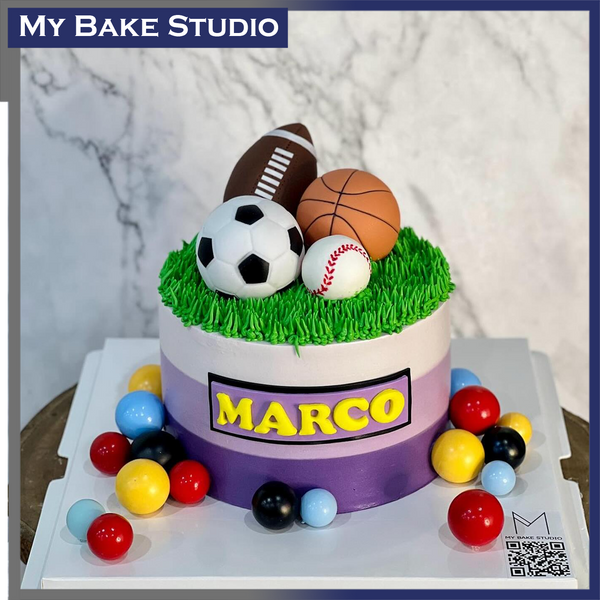 I love Balls Cake - My Bake Studio