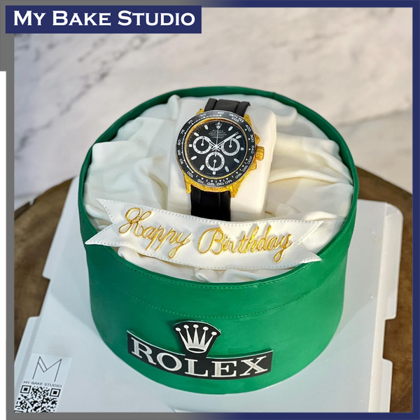 Luxury Watch Display Cake - My Bake Studio