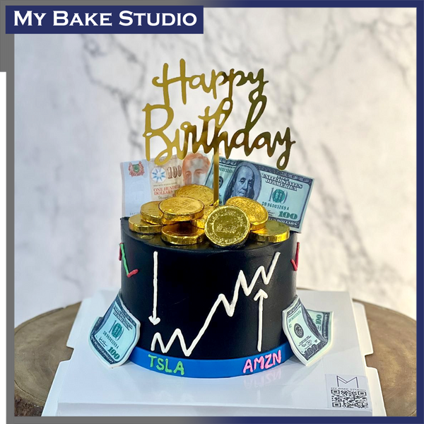 Stock Market Cake - My Bake Studio