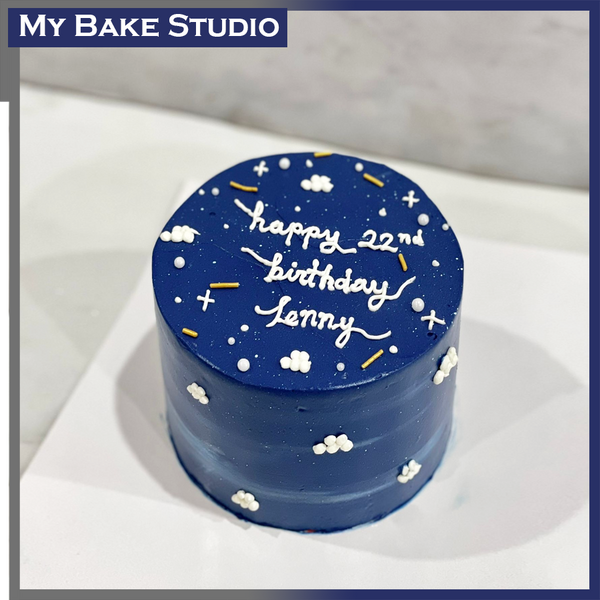 4'' Midnight Sky Cake - My Bake Studio