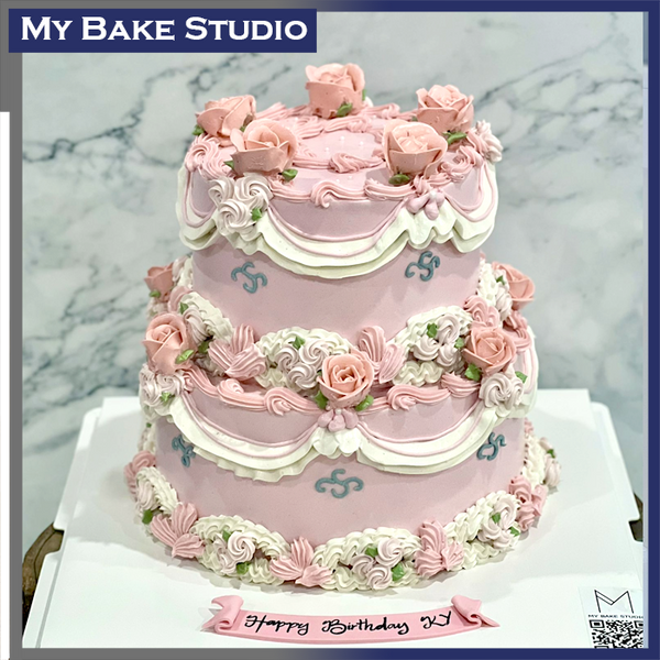Floral Cake - My Bake Studio