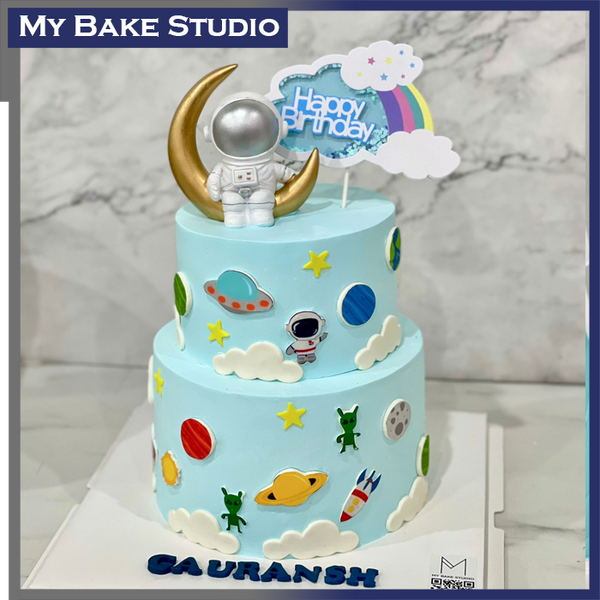 Space Theme Cake - My Bake Studio