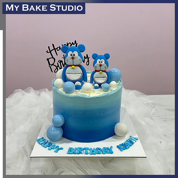 Blue Bear Cake - My Bake Studio