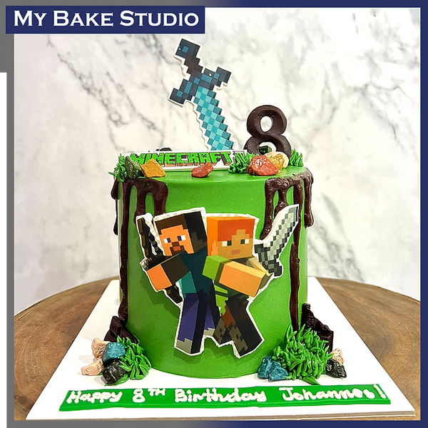 Minecraft Cake - My Bake Studio